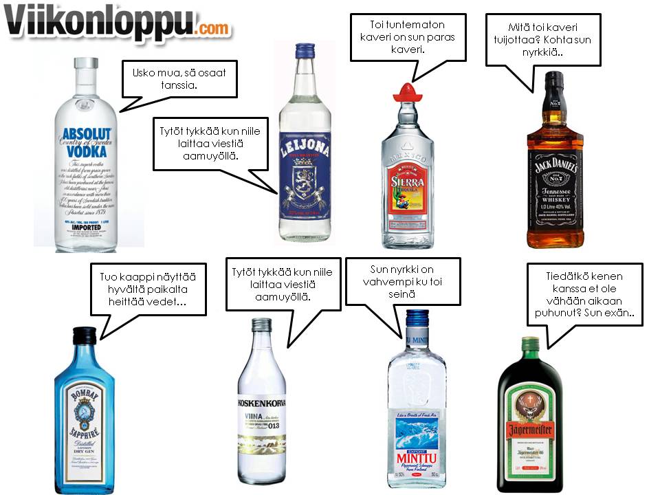 Kun viina puhuu...