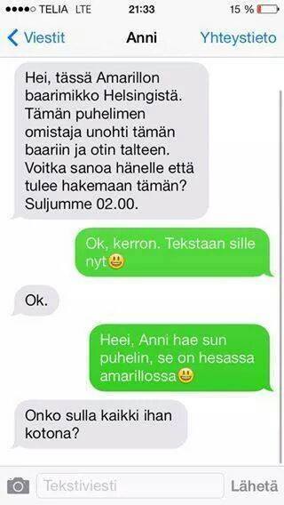 Onko sulla kaikki ihan kotona?