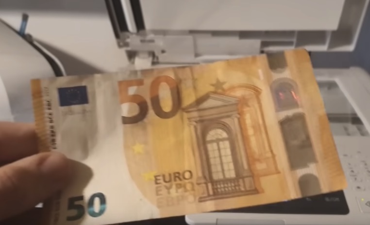 Mies yritti valokopioida 50 euron seteliä – katso mitä tulostetulle ...